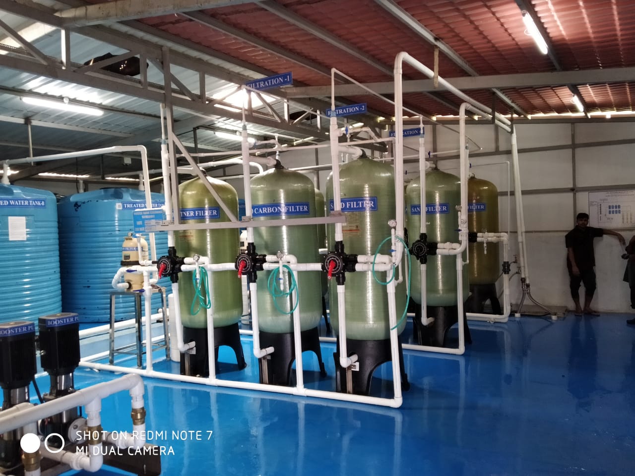 Industrial Water Softeners Plant manufacturer in India - WTE Infra